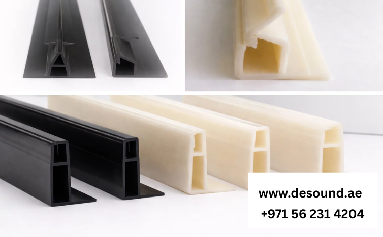 PVC Profile Tracks for Superior Office Acoustics in Dubai - De Sound